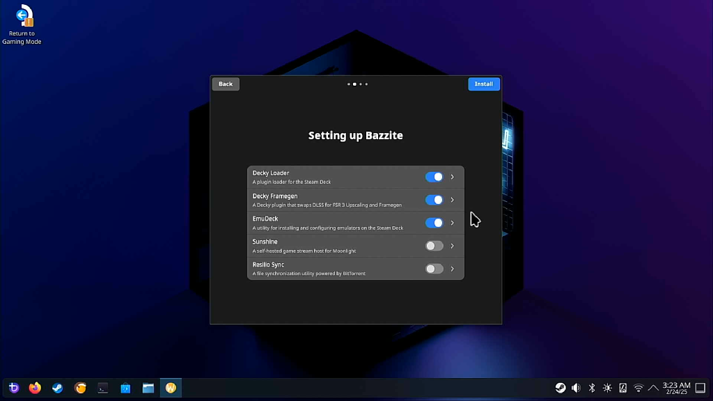 Using Bazzite to Game on Linux